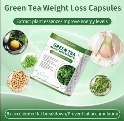 China OEM Green Tea Herbal Supplements Capsules for Weight Loss  silmming for sale