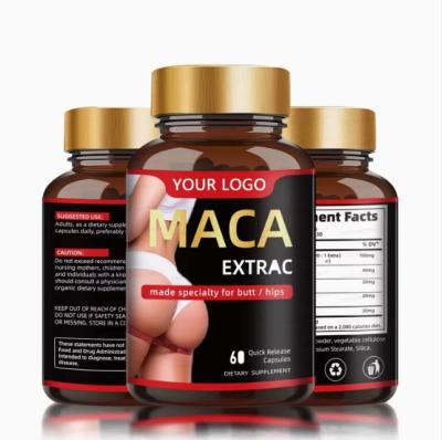 Cina Massaggio naturale organico per il sollevamento dei glutei con capsule di Maca per donne, integratori di Maca in vendita