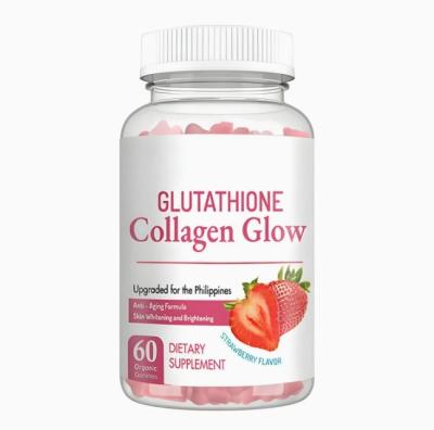 Cina Integratori di caramelle sbiancanti per la pelle senza lattosio, collagene, L-Glutatione, gummies per la luminosità della pelle in vendita