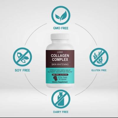 Cina Supplemento di collagene Capsule multi collagene per rughe della pelle Capsule di collagene in vendita