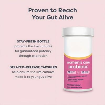 China Women′s Probiotic Capsules, Probiotic Supplement to Support Women′s pH Balance, Urinary, Digestive and Immune Health for sale