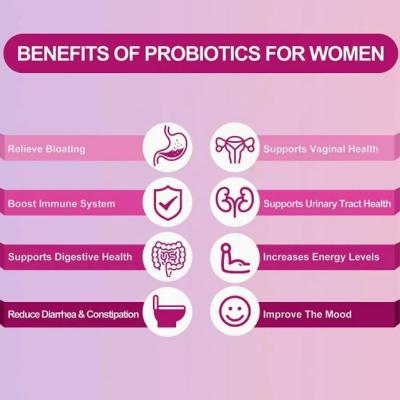Cina Capsule di probiotici per donne, enzimi digestivi, integratore per la salute immunitaria, intestinale e vaginale in vendita