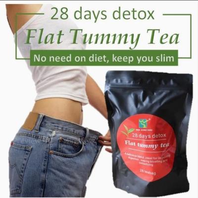 China Natural  Private Label 28 Day Hot Sales Skinny Body Detoxifying Slimming Tea for sale