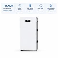 Quality TIANON 25.6V 314Ah 8.04kWh Outdoor IP65 LiFePO4 Battery C5 Anti-Corrosion Fire for sale