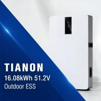 Quality Outdoor IP65 LiFePO4 Battery 51.2V 314Ah 16.08kWh 157mm Ultra-Slim 10kW 8000 for sale