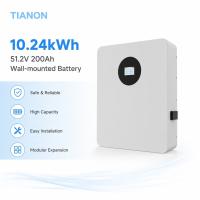 Quality 51.2V 200Ah 10.24kWh Wall-Mounted LiFePO4 Battery Powerwall for Whole House for sale