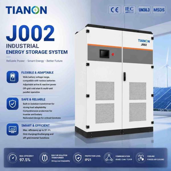 Quality 500kW Commercial Energy Storage Inverter PCS with Isolation Transformer 500~850V Efficiency 97.5% for sale