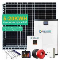 Quality 20kW Off-Grid Solar Power System 580-740W Bifacial PV Panel LiFePO4 Battery 230V for sale