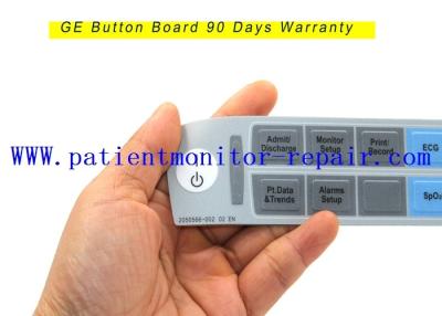 China Tastatur-Platte mit Massenvorrat für Monitor GEs B20 B20i B40 B40i Aufkleber-Monitor-Knopf-Platte PN 2050566-002 Knopf-02EN zu verkaufen