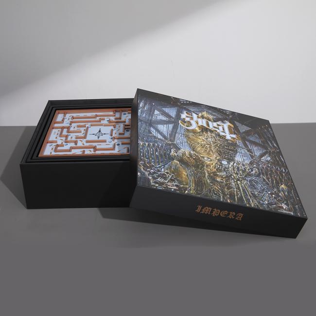 Close-up of wooden box surface finish