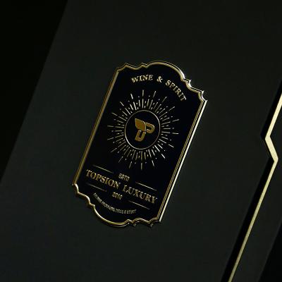 China Custom Luxury Wine Packaging Box With 3D Raster Matte Black Pull Out Drawer for sale
