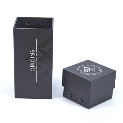 China Personalised Lid Off Sgoulder Luxury Wine Box Rigid Bottle Packaging Cardboard Box Custom Logo for sale