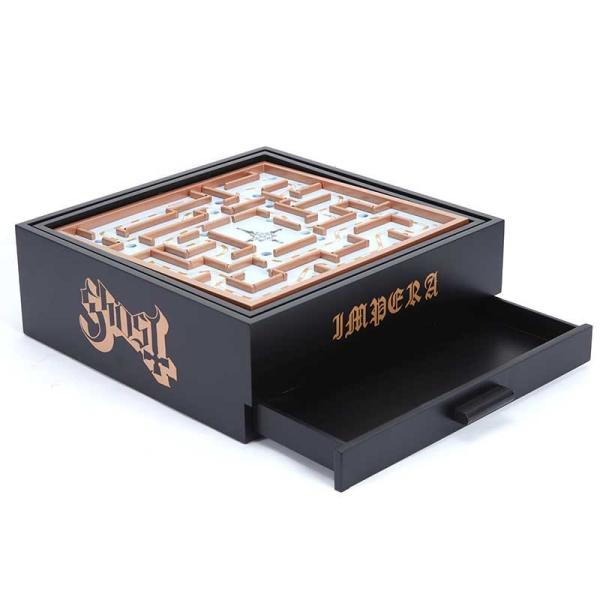 Quality Custom Luxury Wooden Box Entertainment Packaging With Laser Engraved Logo Drawer for sale