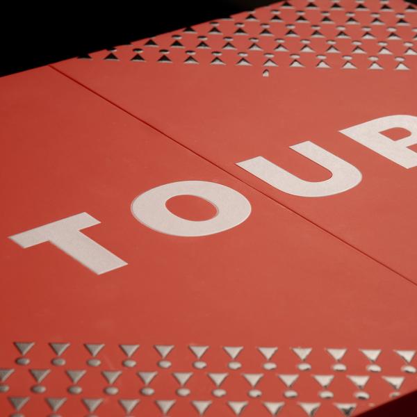 Quality Double Opening Custom Electronics Packaging Paper Gift Box With UV Embossing for sale