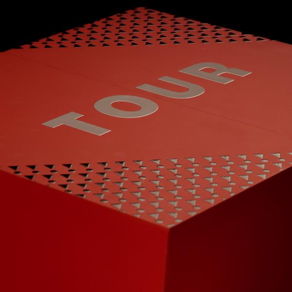 Quality Double Opening Custom Electronics Packaging Paper Gift Box With UV Embossing for sale