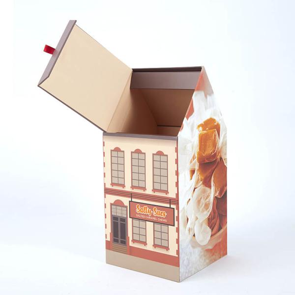 Quality Premium Cardboard Chocolate Gift Packaging Multi Layer Clamshell Gift Box Custom for sale