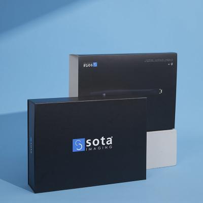 China Matte Black Electronic Product Packaging Luxury Gift Packaging With Custom Logo Sleeve for sale