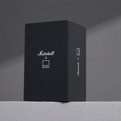 China Handmade Matte Black Custom High End Clamshell Gift Box with Magnetic Closure for sale