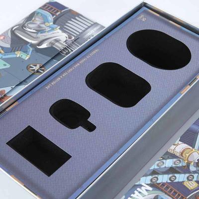 China Premium Design Recyclable Paper Custom Electronics Gift Box with Hang Bag for sale