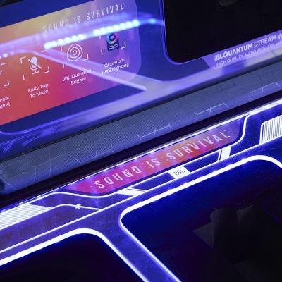 China Portable Suitcase Audio Speaker Display Stand Metal Functional Display Custom for sale