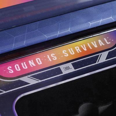 China Portable Suitcase Audio Speaker Display Stand Metal Functional Display Custom for sale