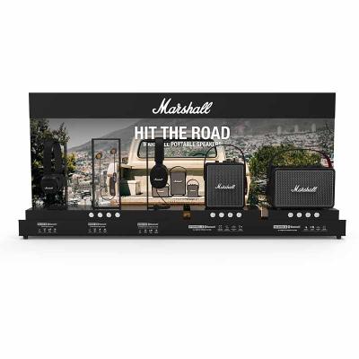 China Multifunction Countertop Speaker Display Stand Audio Headphone Acrylic Display Rack Stand Holder Set for sale