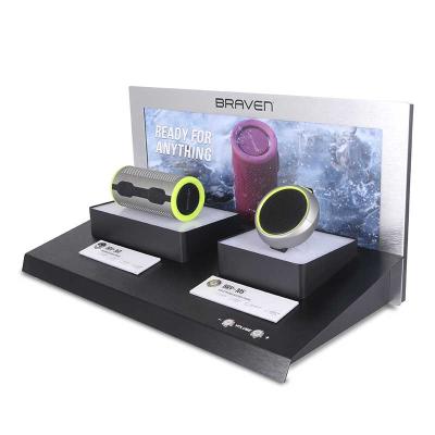 China Rugged Portable Bluetooth Speaker Acrylic Counter Top Display Racks For Electronic Store for sale