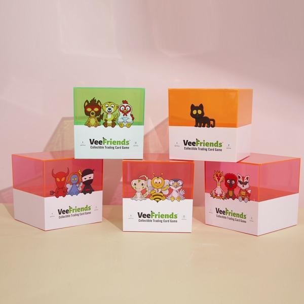 Quality Clear PVC Plastic Gift Boxes Eco Friendly Toy Cosmetic Handmade Foldable Flip Box for sale