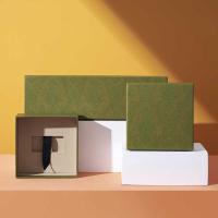 Quality Green Handmade Creactive Luxury Packaging Lid And Base Gift Box For Jewelry Belt for sale