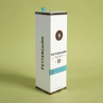 China Rigid Coated Paper Wine Packaging Box Foldable Corrugated Cardboard Box Packaging for sale