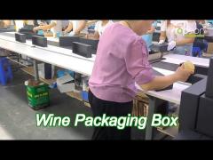 tesla wine bottle rigid gift box custom premium packaging box stamping logo enhance brand