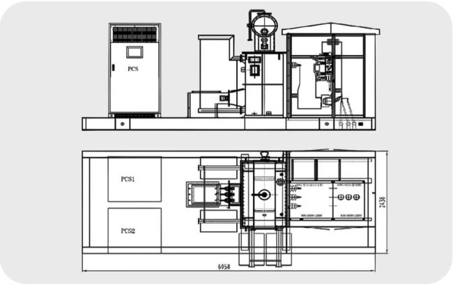 Ceeg Xb-Zgs-12 Us Box-Type Distribution Transformer Substation