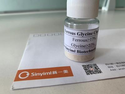 Cina Il chelato ferroso 1000kg della glicina della polvere giallo-chiaro insacca gli additivi alimentari animali in vendita
