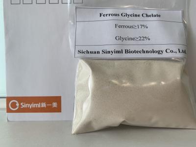 Cina Il chelato ferroso 1000kg della glicina della polvere giallo-chiaro insacca gli additivi alimentari animali in vendita