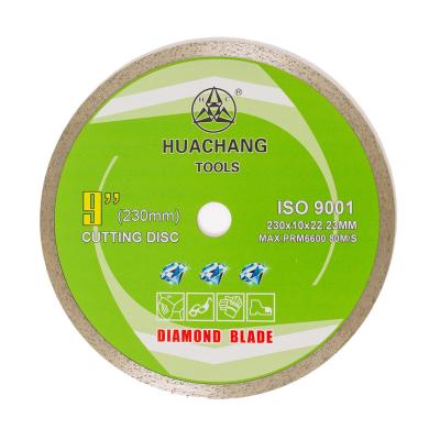 Cina taglio asciutto continuo 230mmx22.23mm di 9in Rim Diamond Blade For Concrete Sintered in vendita