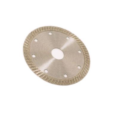 China 4,5 o turbocompressor Rim Diamond Blade For Masonry Smooth da onda do uso geral da polegada 115mmx22.2mm corta à venda