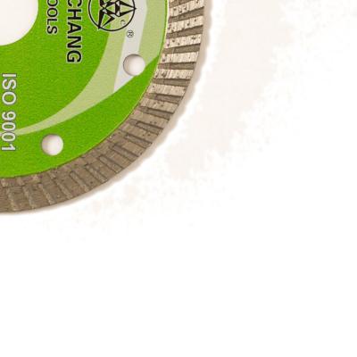 China 4,5 o turbocompressor Rim Diamond Blade For Masonry Smooth da onda do uso geral da polegada 115mmx22.2mm corta à venda