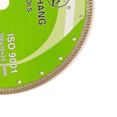 China Cold Press 12inch 300×2.0/3.0×10×25.4mm Turbo Diamond Blade For General Purpose , Ceramic , Marble And Concrete for sale
