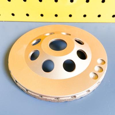 China High Quality 7inch 180×4.5×20×22.23mm Diamond Continuous Turbo Grinding Cup Wheel For Concrete , Stone for sale