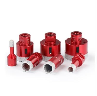 China De laser laste Hol Droog Diamond Core Drill Set 30x10x60xM14 Te koop