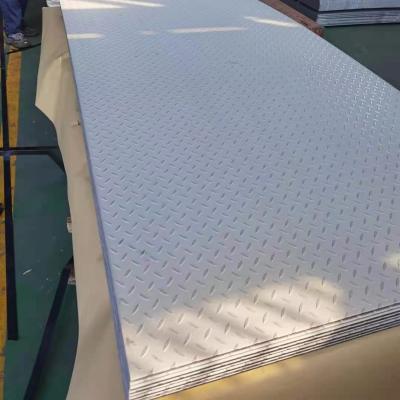 Cina Il modello del piatto di scivolo di acciaio inossidabile di ASTM 304 ha impresso lo strato a quadretti 5mm in vendita