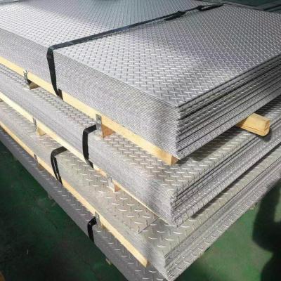 Cina ASTM 201 304 a quadretti dello strato del modello di acciaio inossidabile impressi in vendita