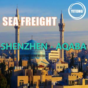 China NVOCC Global Sea Freight Logistics Service From Shenzhen China To Aqaba Jordan for sale