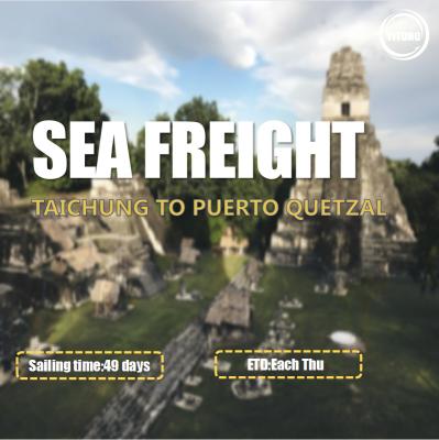 Китай ONE HPL Carrier International Sea Freight From Taichung To Puerto Quetzal Guatemala продается