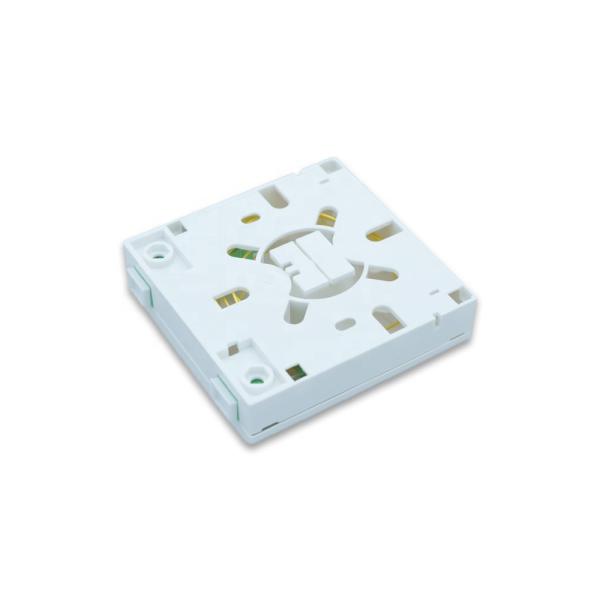 Quality FTTH Optical Fiber Panel 86x86x24mm With Two SC Adapter Interfaces for sale