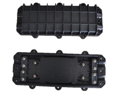 China Flexible In Line Fiber Optic Splicing Closure 4 Ports 48 Cores Capacity for sale