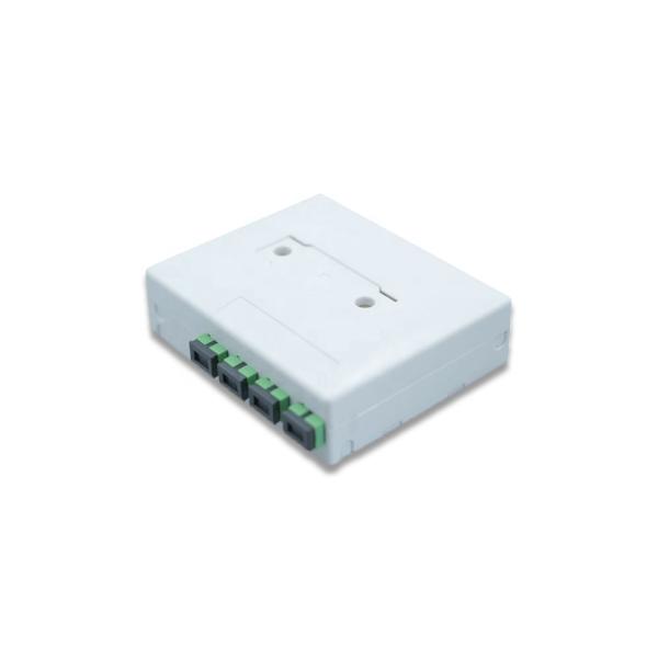 Quality ABS FTTH Optical Fiber Panel 100x83x30mm With 4 SC Adapter Interfaces for sale