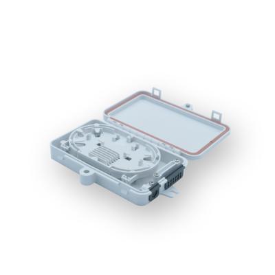 China Indoor ABS / PC FTTH Terminal Box Wall Mounted 12 Core for Dia 3mm-10mm Cable for sale