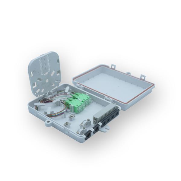 Quality Wall Mounted FTTH Fiber Terminal Box 24 Core With Duplex SC Adapters for sale