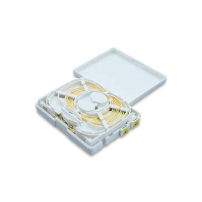 China Flipped Tray Fiber Panel FTTH Box with Two SC / 2LC Adapter Interfaces for sale